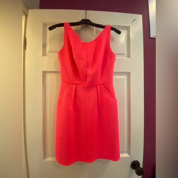 Milly | Dresses | Milly Hot Pink Sleeveless Dress | Poshmark